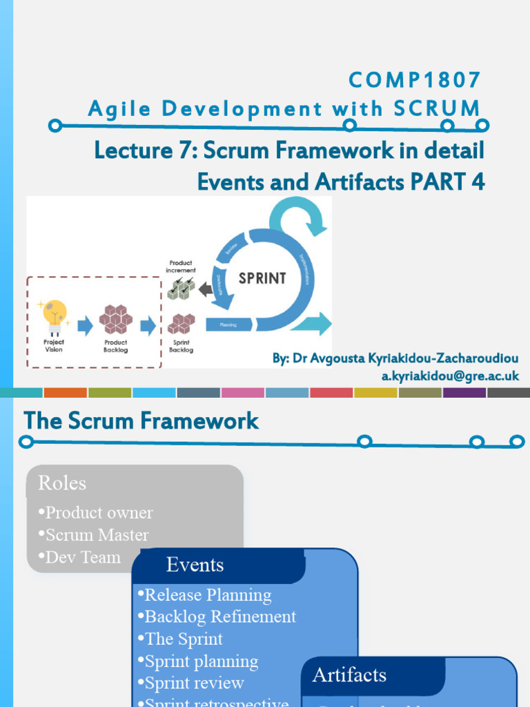 Lecture 7 - Scrum Framework Events and Artifacts PART4 | PDF | Scrum ... Lecture 7 - Scrum Framework Events and Artifacts PART4 | PDF | Scrum ...