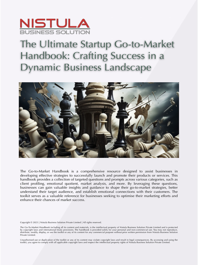 The Ultimate Startup Go-to-Market Handbook - Crafting Success in A ...
