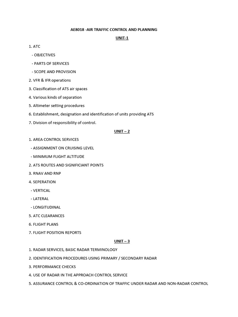 Atcp Study Checklist | PDF | Technology & Engineering