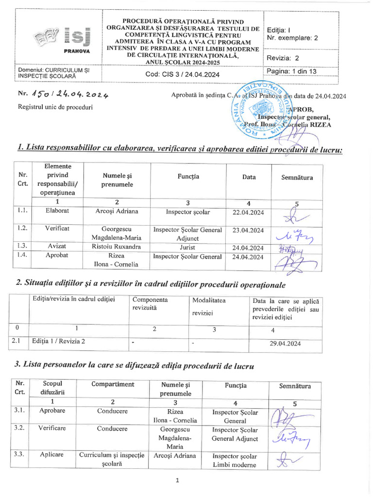 PO Testare Cls V Limba Straina | PDF