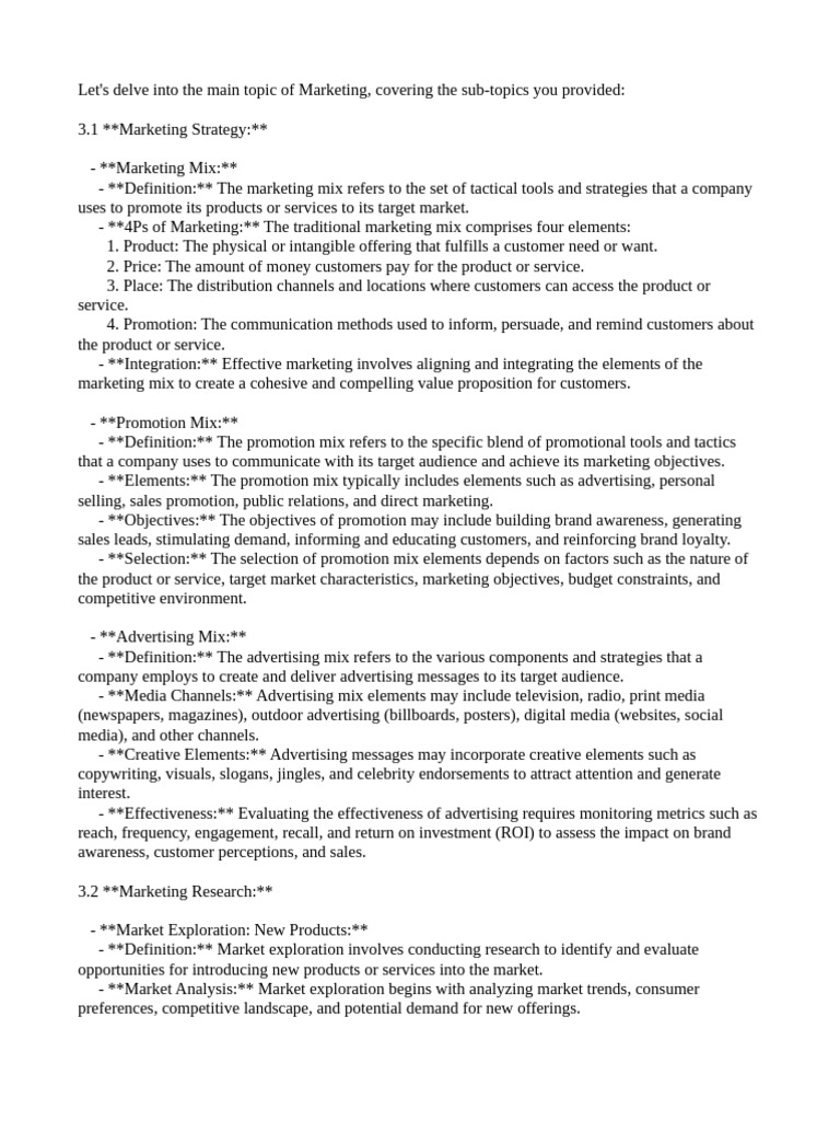 Marketing | PDF | Marketing | Market Segmentation