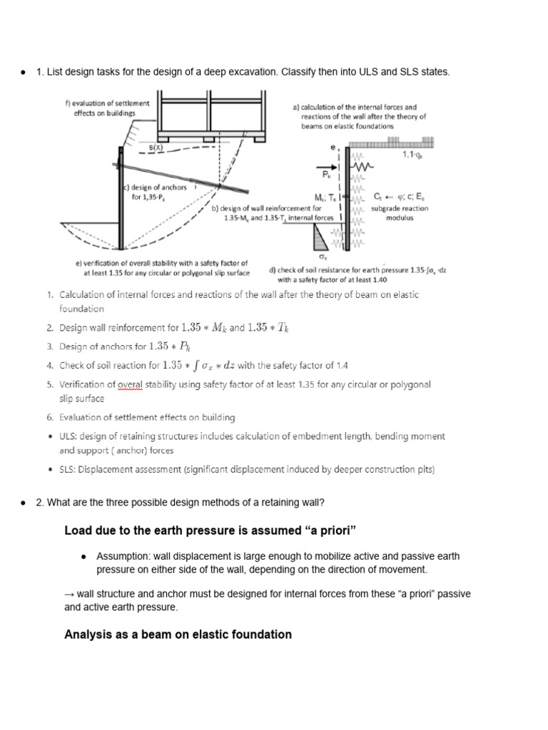Soil Structure Midterm Two | PDF | Deep Foundation | Force