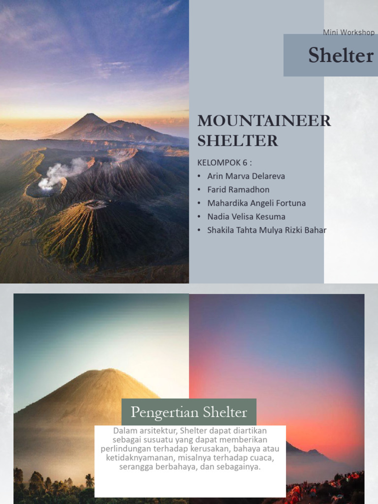 Mountaineer Shelter | PDF