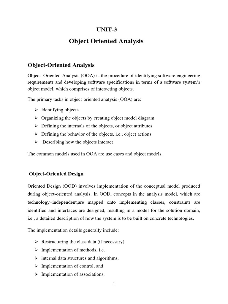 Oop Unit 3 Pdf Object Oriented Programming Inheritance Object Oriented Programming 3724