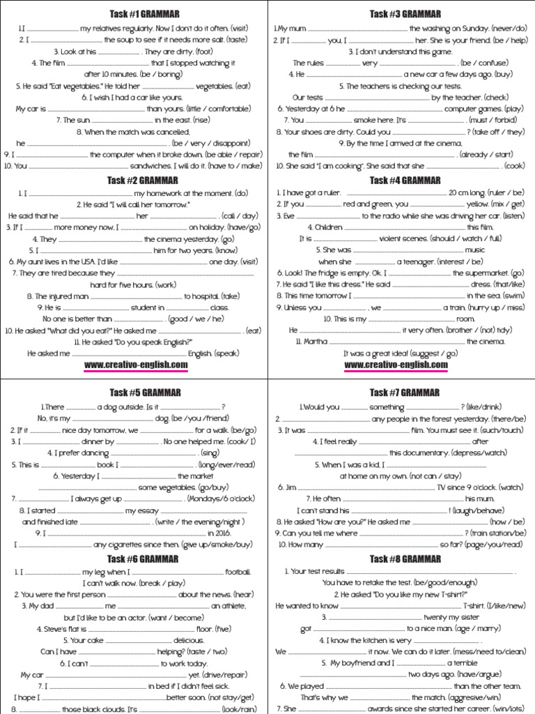 matura podstawowa grammar WORKSHEET_compressed | PDF