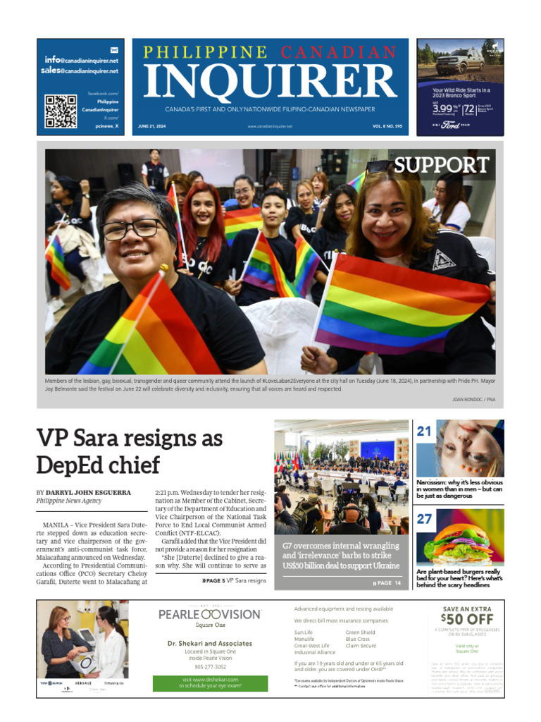 Philippine Canadian Inquirer #595 | PDF