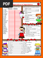 COMPARATIVE AND SUPERLATIVE ADJECTIVES - Quizizz | PDF | Semantic Units | Grammar