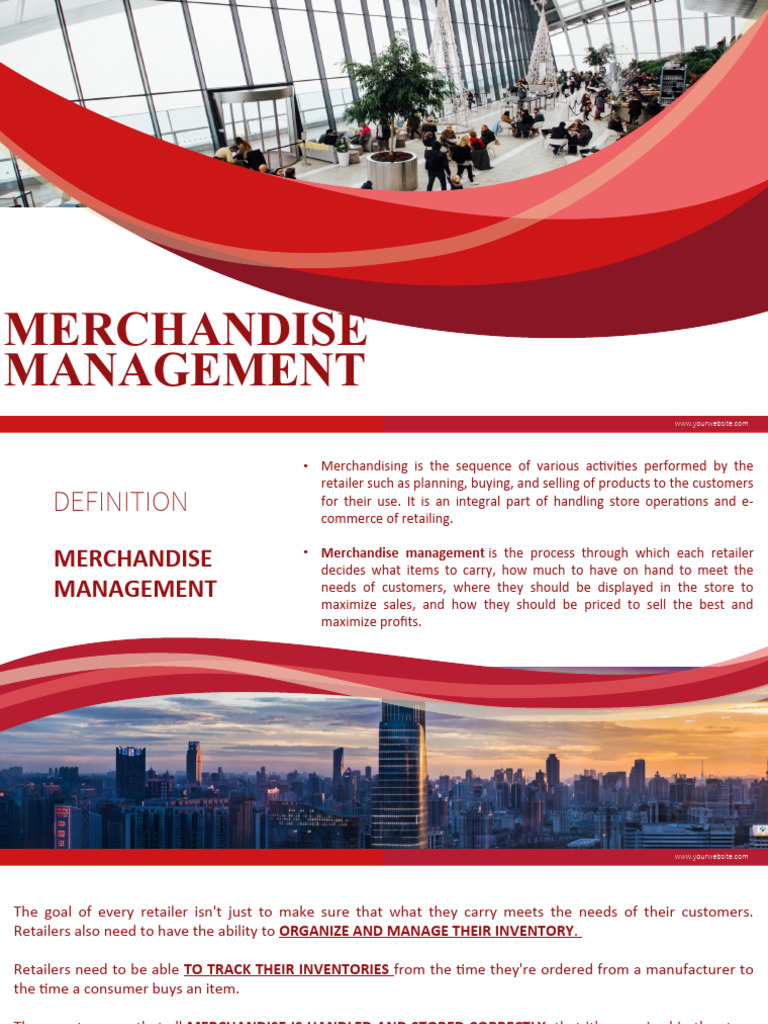 Retail Merchandise Management | PDF | Inventory | Retail