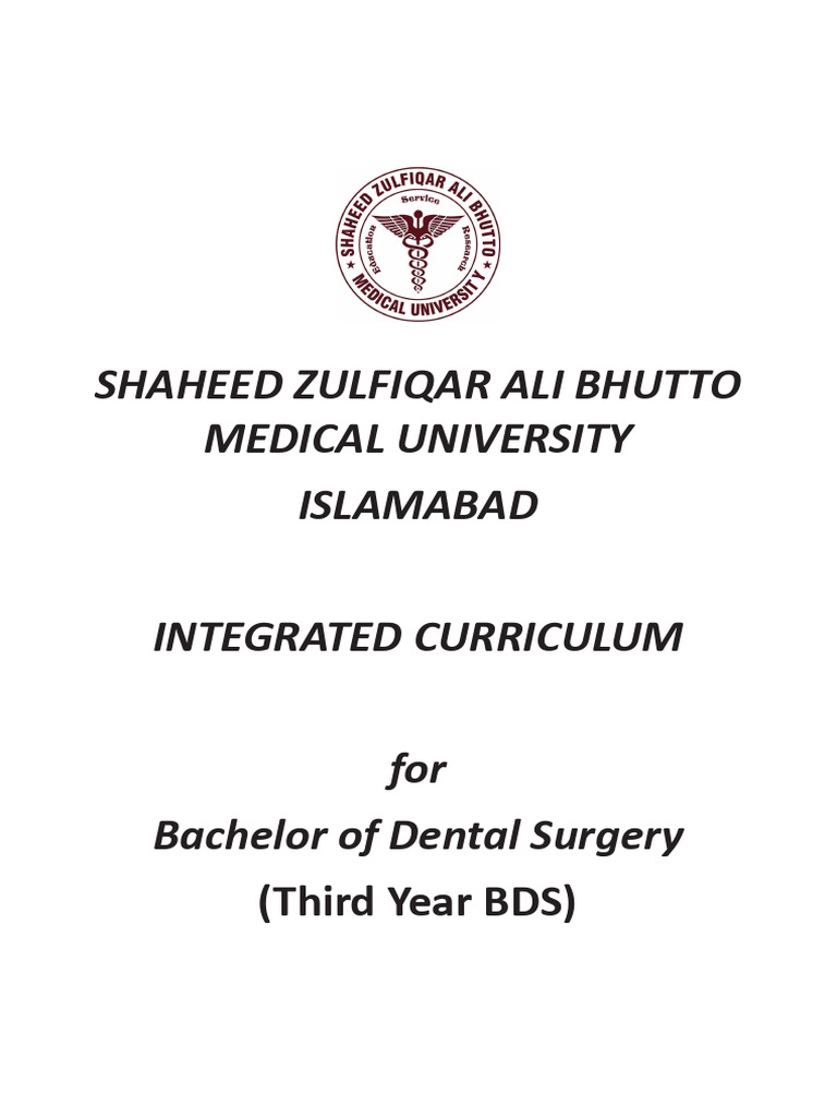 Bds 3rd Year 1 Pdf Periodontology Diseases And Disorders