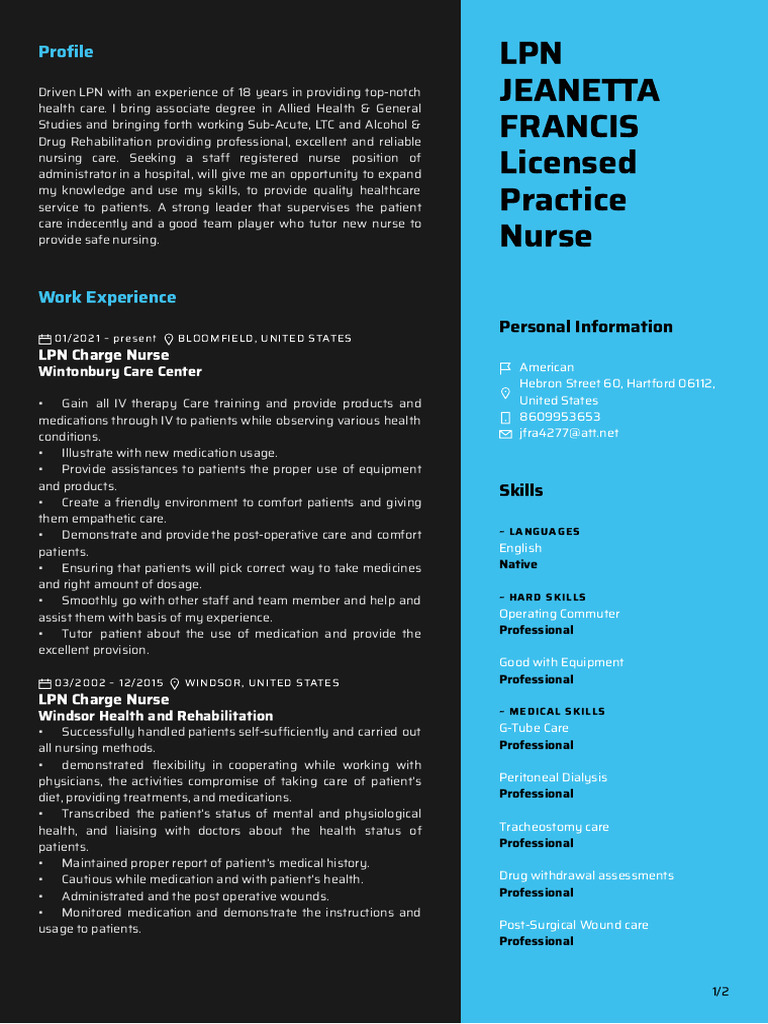 Veronica Valdes Resume | PDF | Nursing | Patient