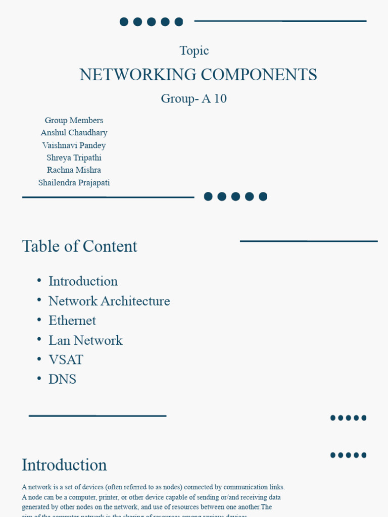 Table of Content | PDF | Domain Name System | Computer Network