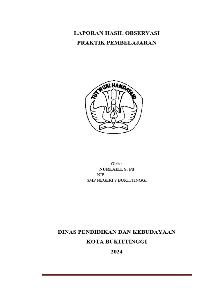 Contoh Laporan Observasi Praktik Pembelajaran SKP 24 | PDF | Karier & Perkembangan | Bisnis