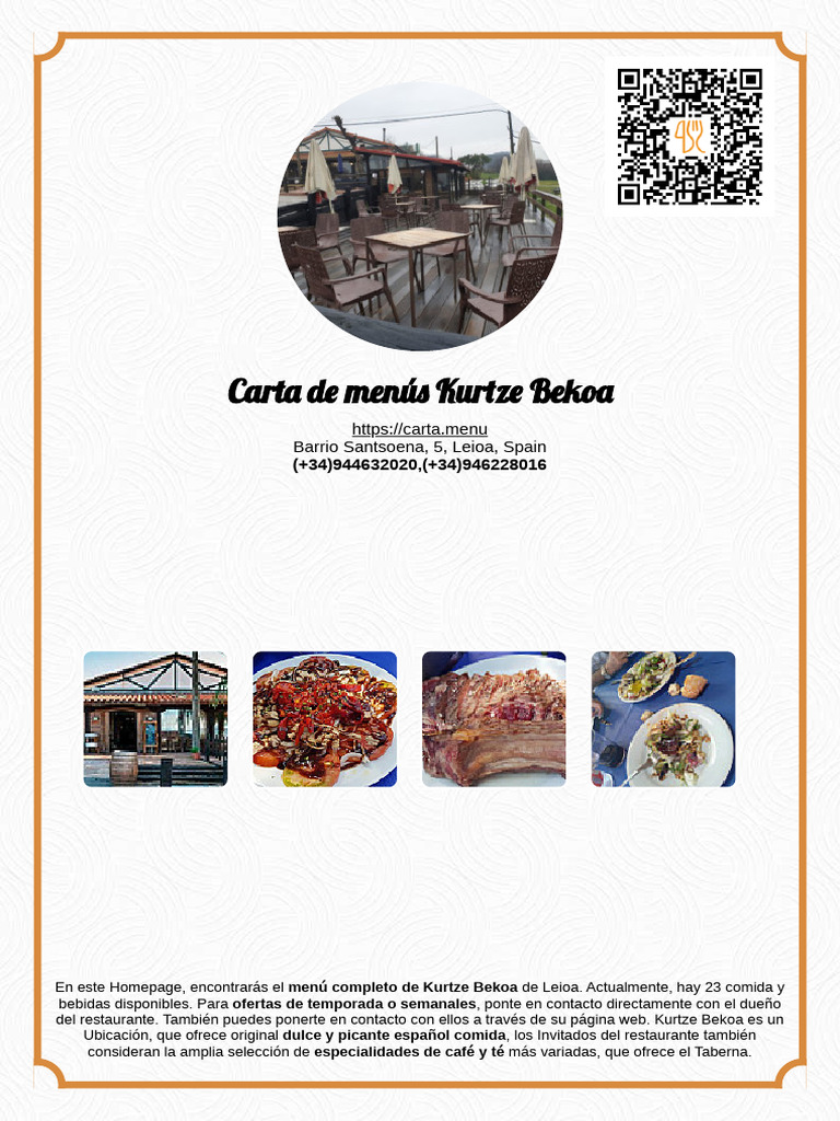 Kurtze Bekoa Leioa Carta | PDF