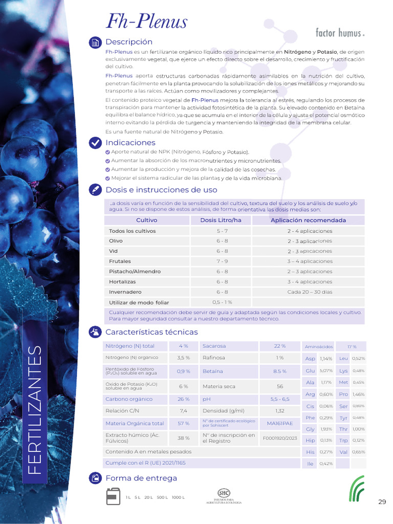 Ficha Fh-Plenus 2023 | PDF | Plantas | Botánica