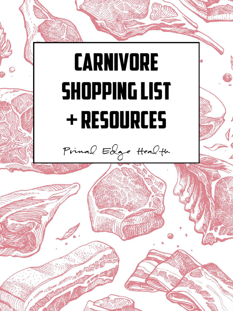 Carnivore Diet Food List | PDF | Beef | Meat