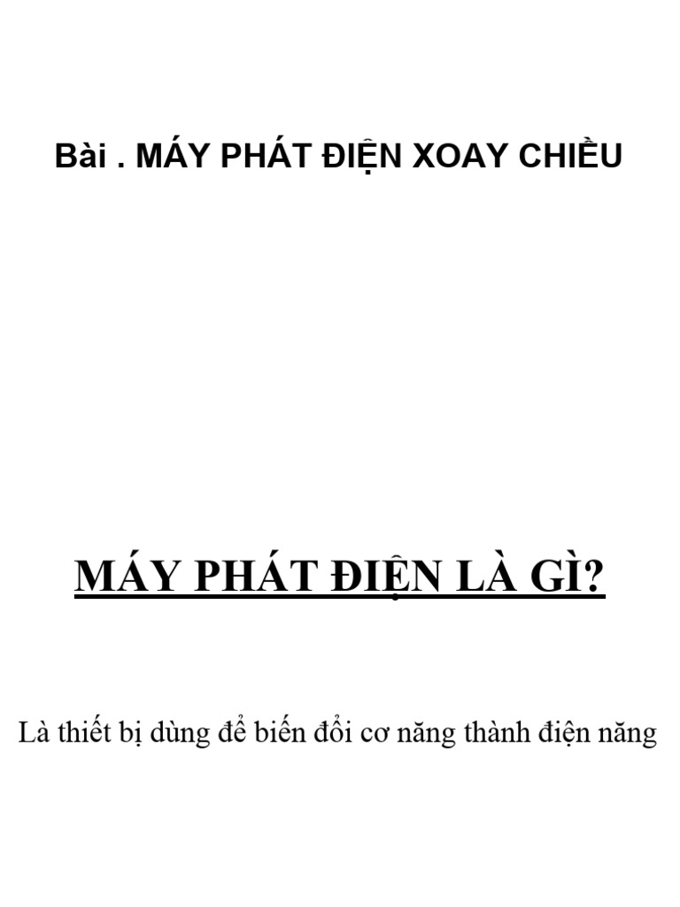 Bai May Phat Dien Xoay Chieu | PDF
