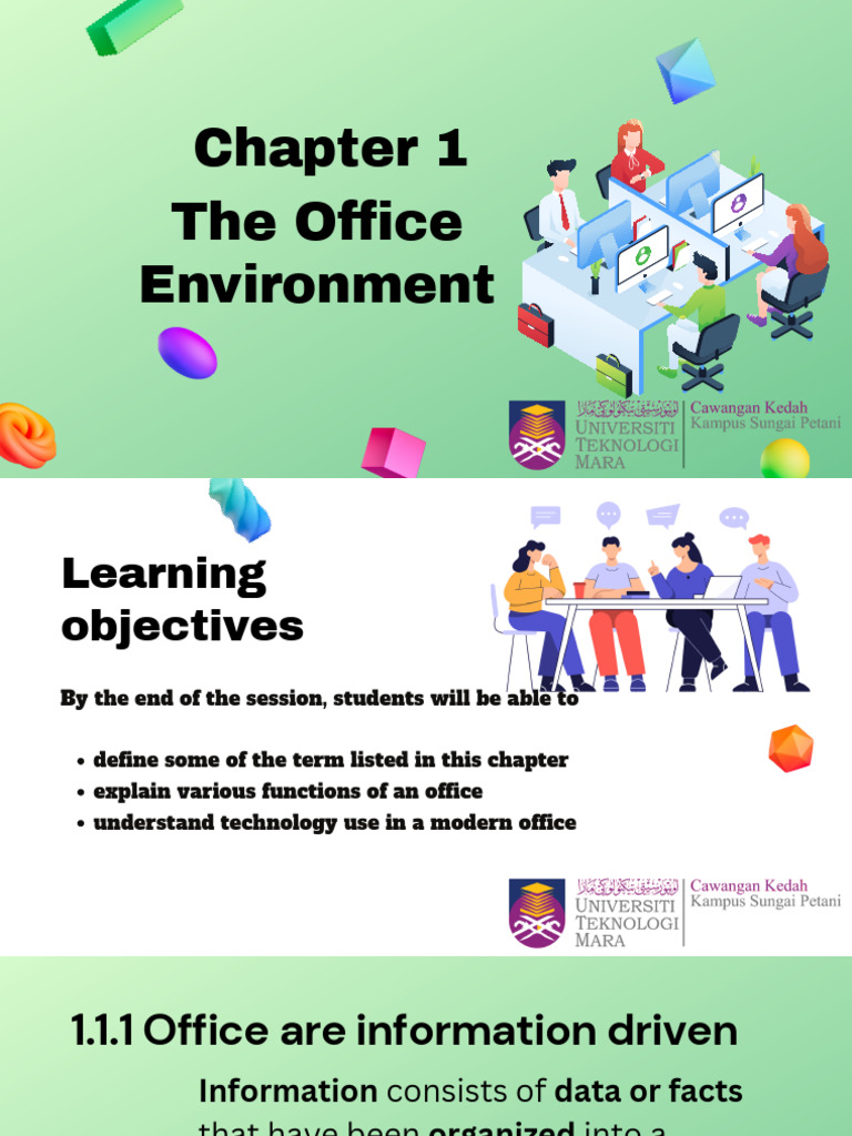 Chapter 1 - The Office Environment | PDF | Computer Network | Internet