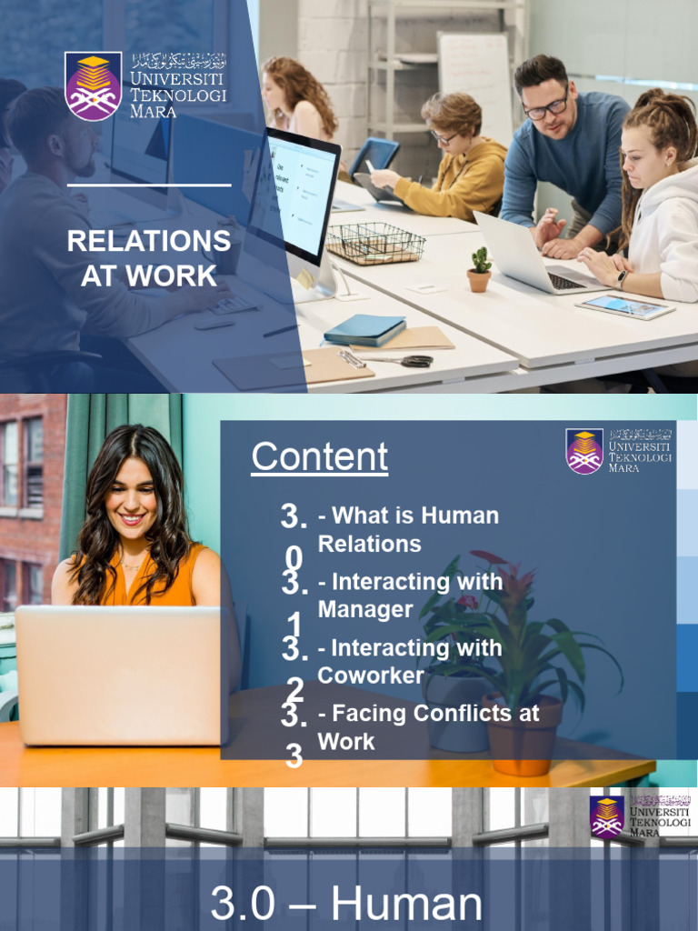 Chapter 3 - Human Relations at Work | PDF | Interpersonal Relationships ...