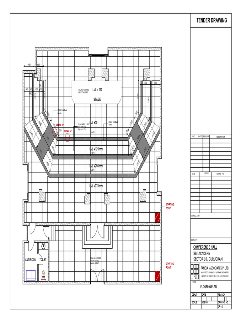 Tender Drawing: Detail "B" | PDF