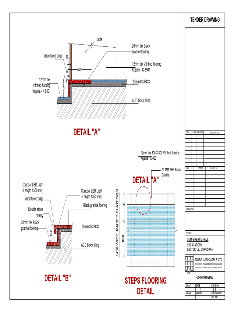 Detail "A": Tender Drawing | PDF