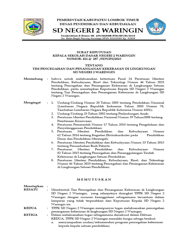 SK TPPK SDN 2 WARINGIN Fix | PDF