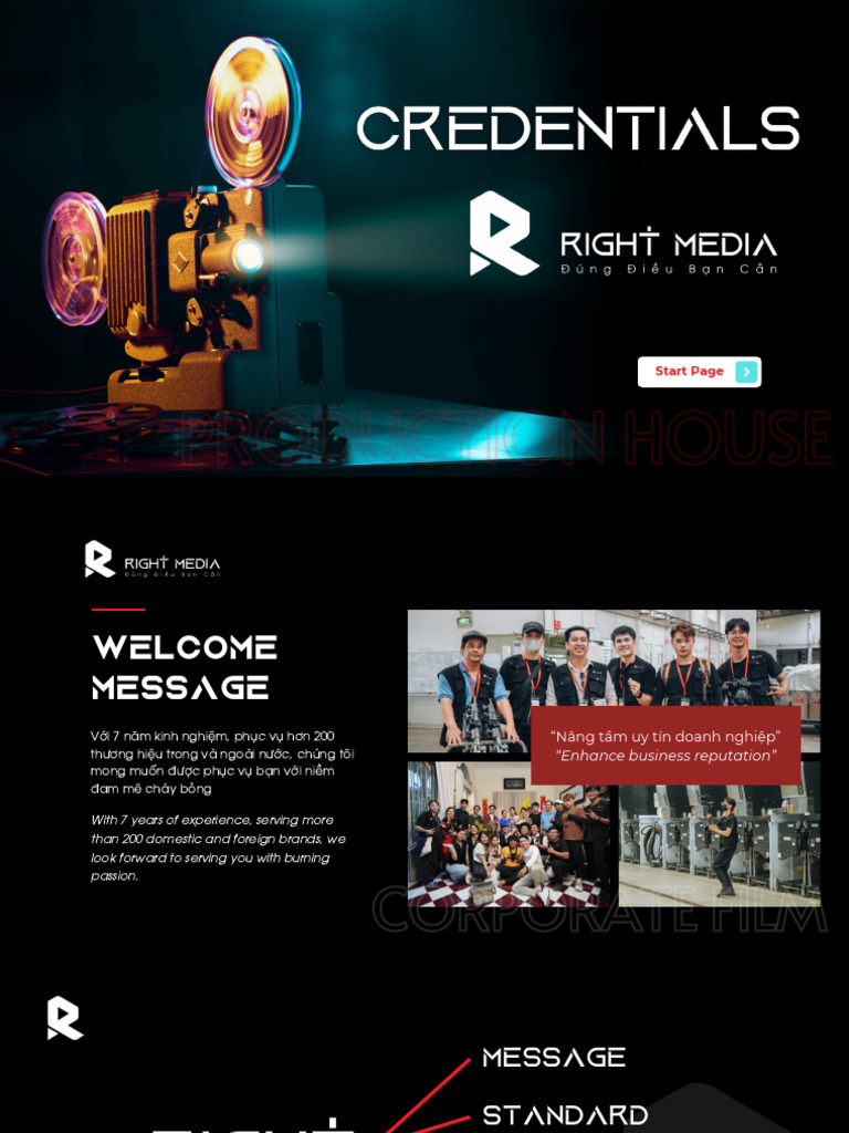 Credentials of Right Media 2024 | PDF