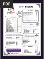 Cafe Akasa Menu | PDF | Meal | Drink