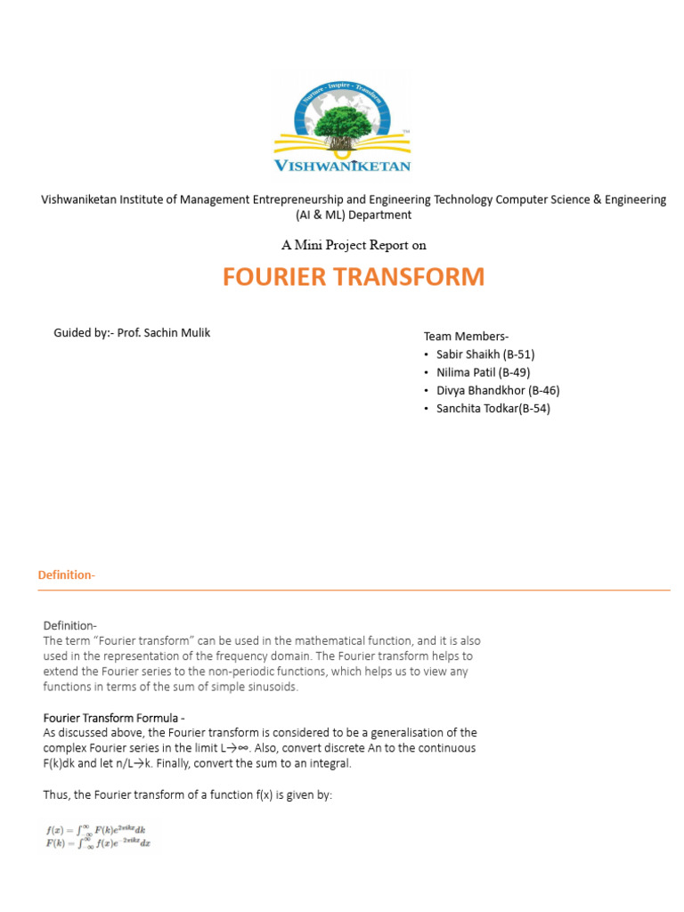M3 | Download Free PDF | Fourier Transform | Medical Imaging