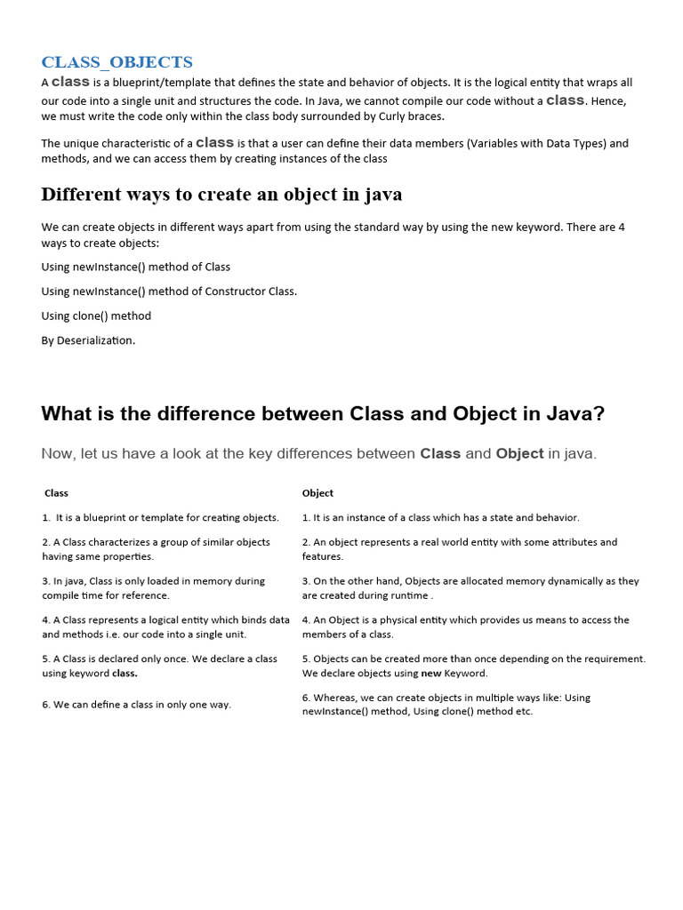 2 Java Core Download Free Pdf Class Computer Programming Method Computer Programming