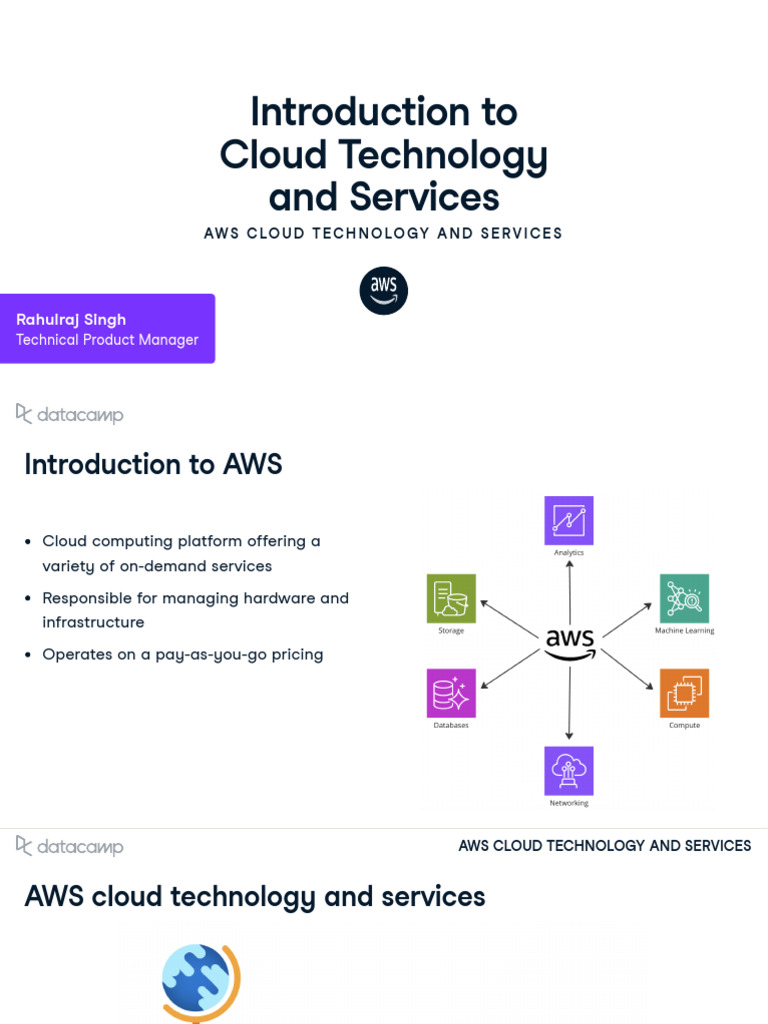 Chapter1 Intro To Cloud Technology And Computing Pdf Cloud Computing Amazon Web Services