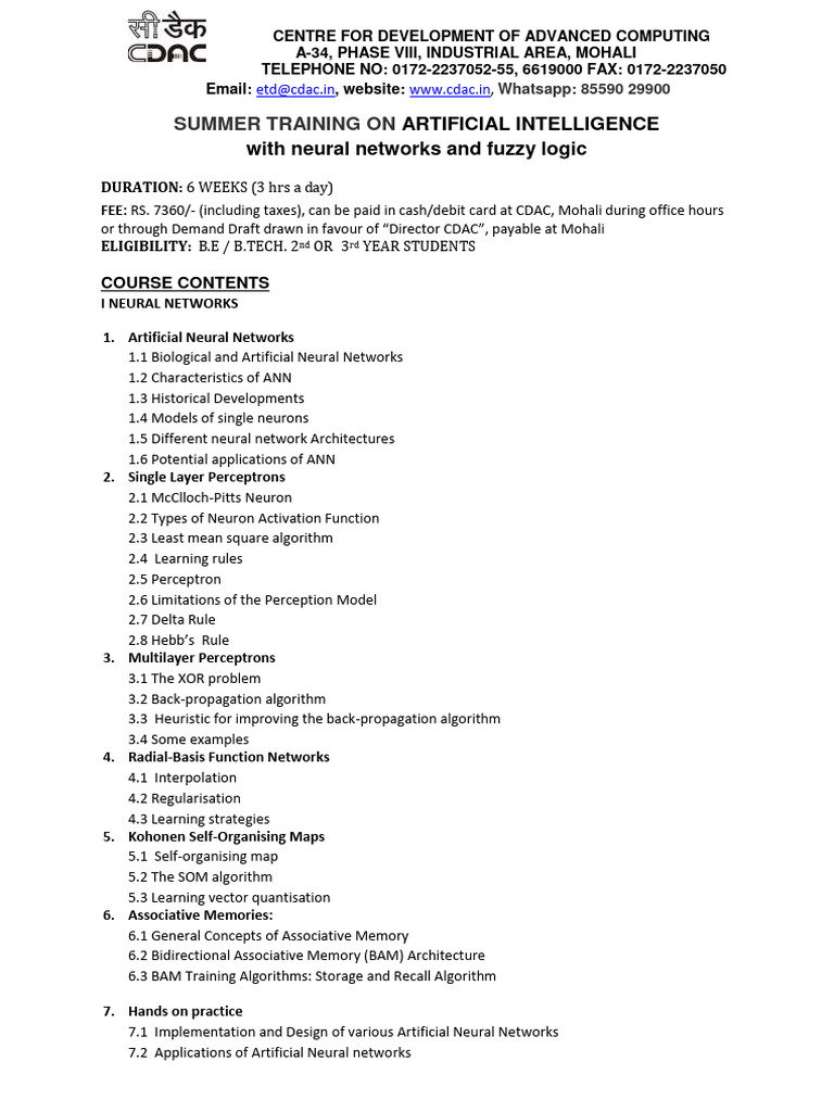 Artificial Intelligence | PDF | Fuzzy Logic | Artificial Neural Network