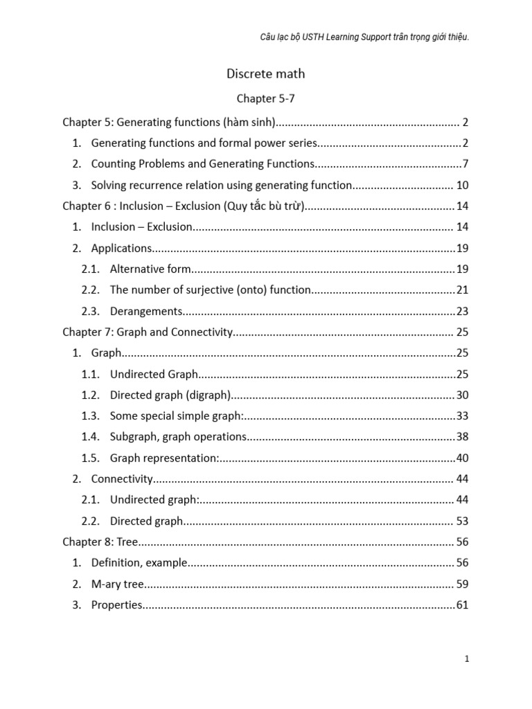 Discrete Math - Chapter 5-8 | PDF