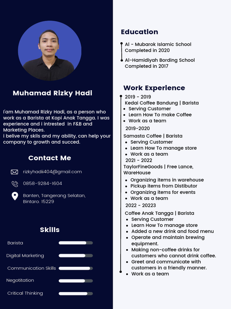 Muhamad Rizky Hadi | PDF | Coffee | Drink