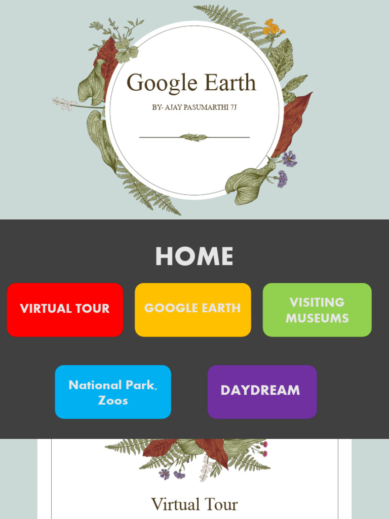 Google Earth Presentation Made by Ajay Pasumarthi | PDF