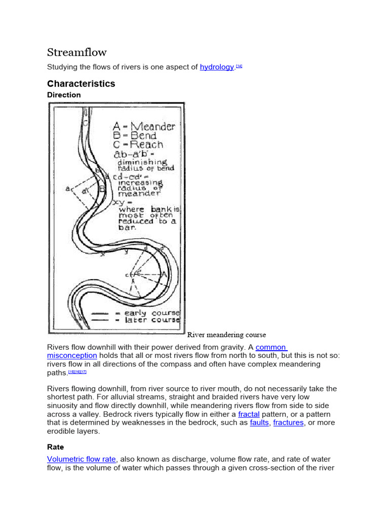 Streams Are Like Small Rivers | PDF | River | Discharge (Hydrology)