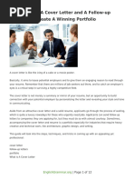Writing an Elsevier Cover Letter Guide | PDF | Academic Journal | Editing