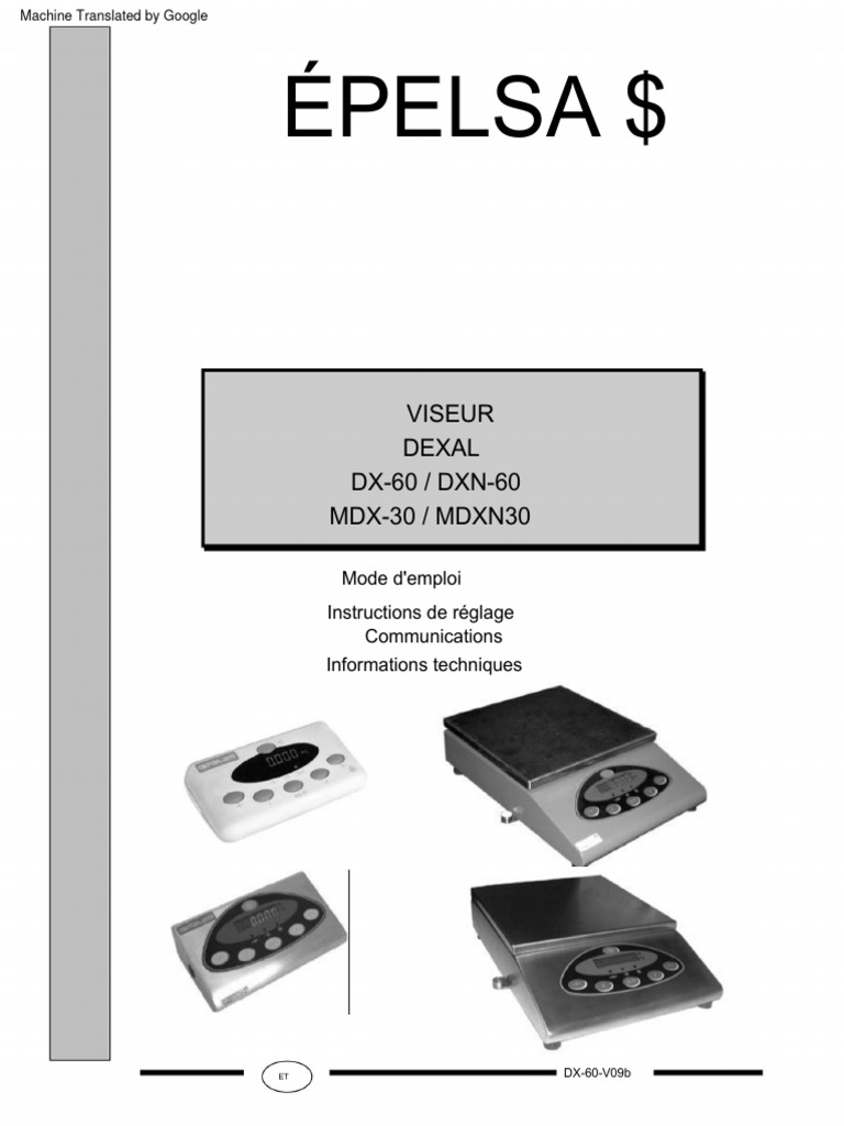 DX 60 Manual | PDF