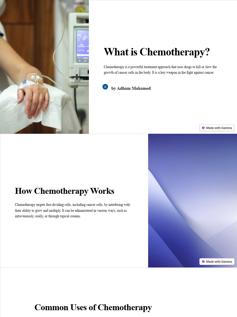 What Is Chemotherapy | PDF | Chemotherapy | Cancer