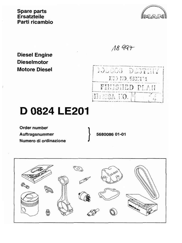 2-2) Spare Parts Diesel Engine | PDF