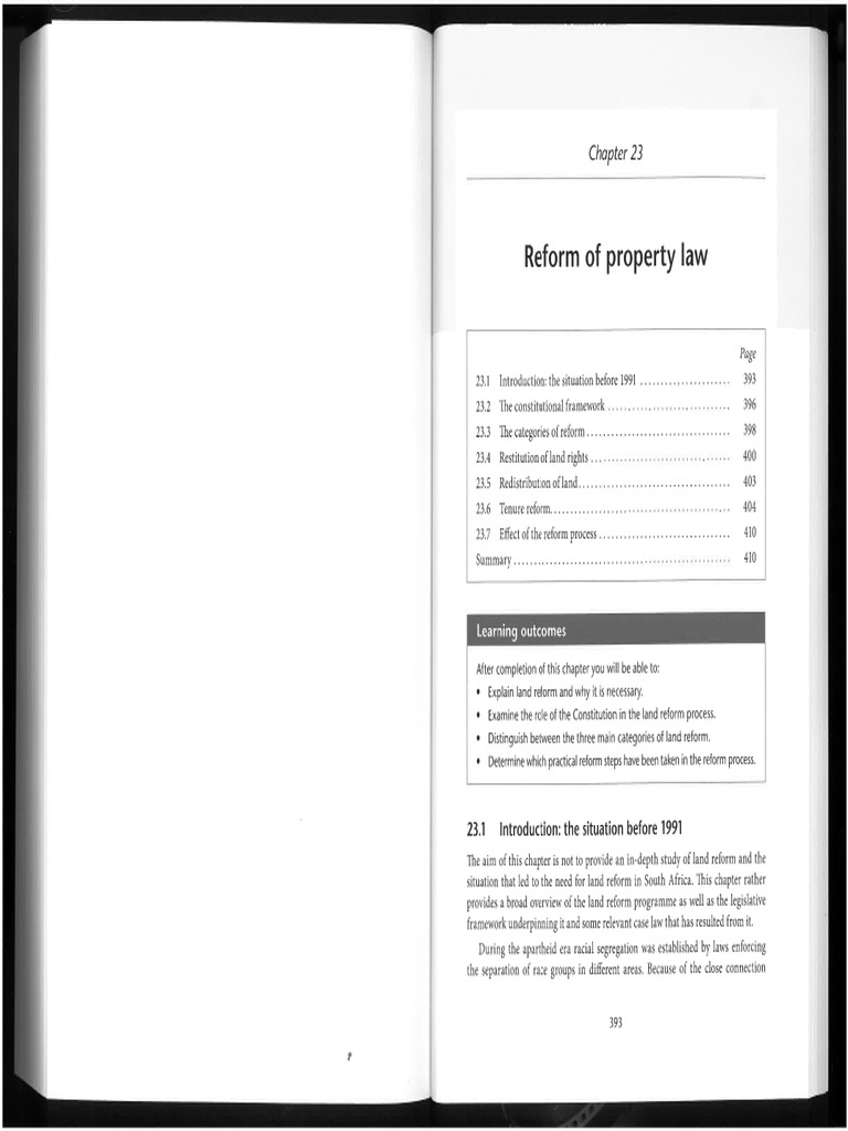Horn Et Al Introduction To The Law of Property | PDF