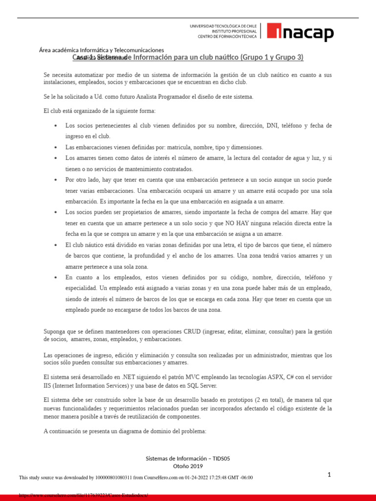 Casos Estudio | PDF | Servidor SQL de Microsoft | C Sharp (lenguaje de programación)