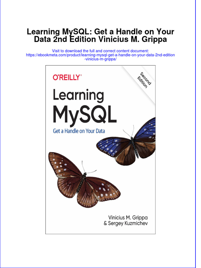 Dơnload Learning MySQL: Get A Handle On Your Data 2nd Edition Vinicius ... Dơnload Learning MySQL: Get A Handle On Your Data 2nd Edition Vinicius ...