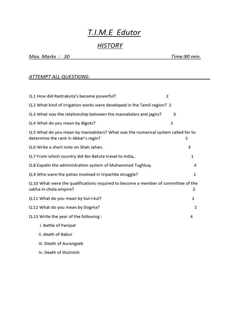 History Class 7 | PDF | History | Religion & Spirituality