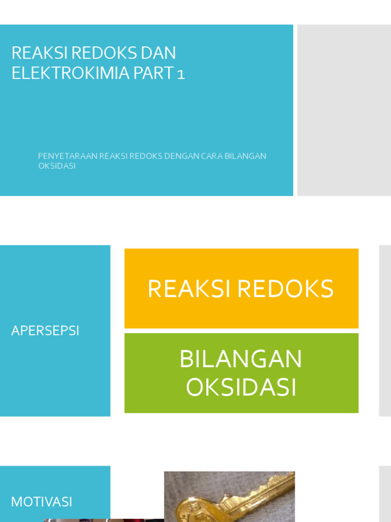 Reaksi Redoks Dan Elektrokimia Part 1 | PDF