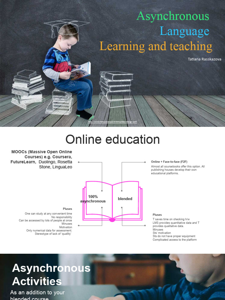 Asynchronous Activities in EFL | PDF | Teachers | Learning