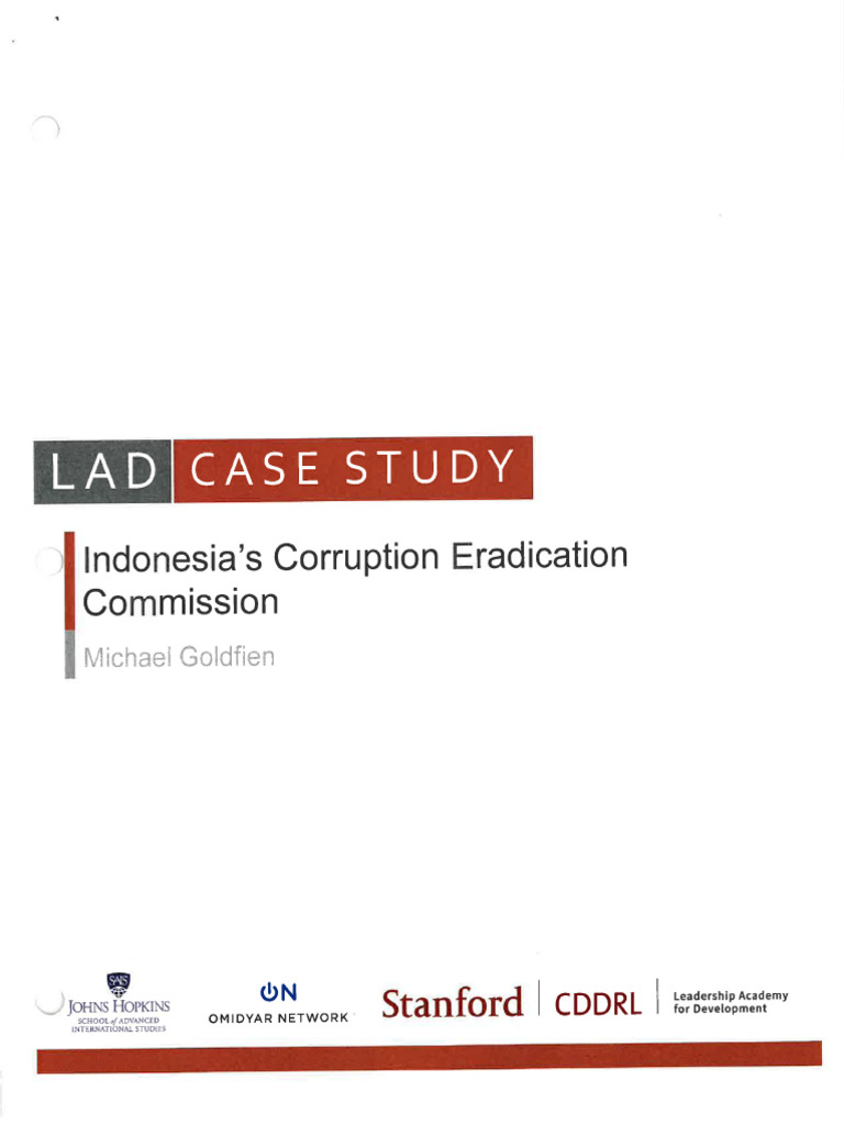 Indonesia's Corruption Eradication Commission | PDF
