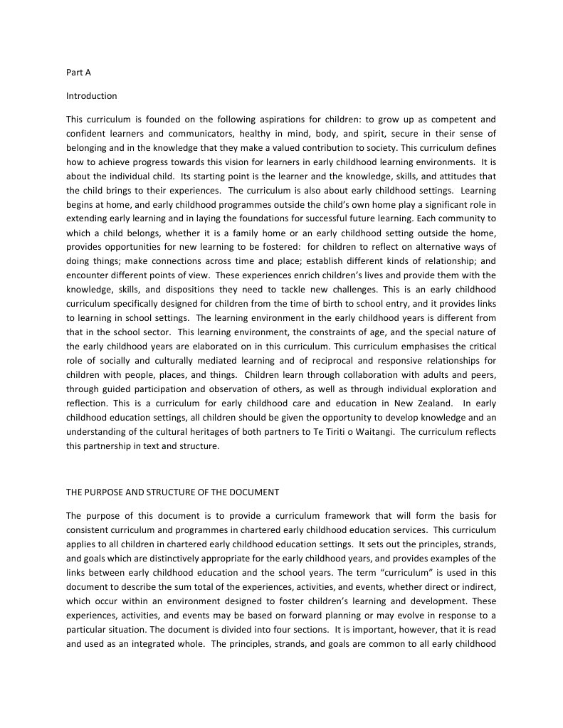 Te Whariki | PDF | Early Childhood Education | Teachers