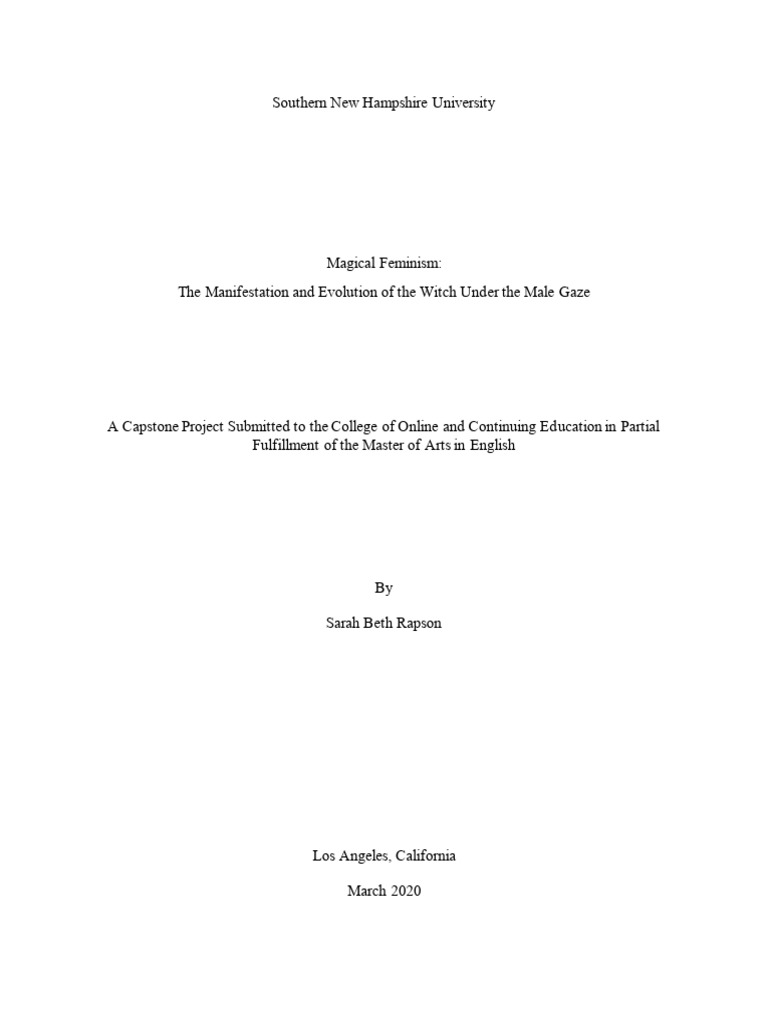 Rapson Sarah Thesis ETD 2020 | PDF | Dorothy Gale | Land Of Oz