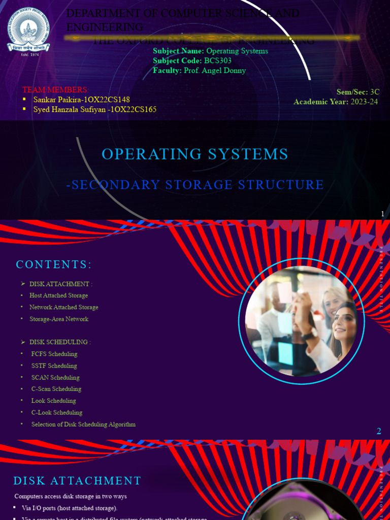 OS presentation | Download Free PDF | Computer Data Storage | Computer ...