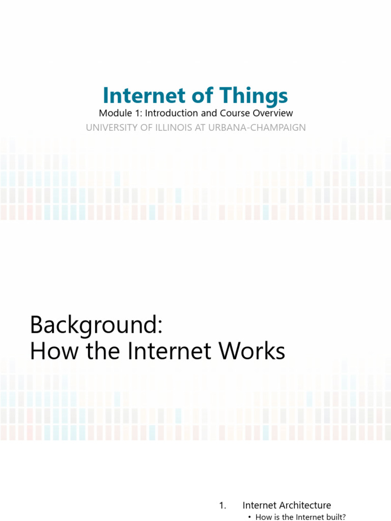 Introduction To IOT | PDF | Computer Network | Ip Address